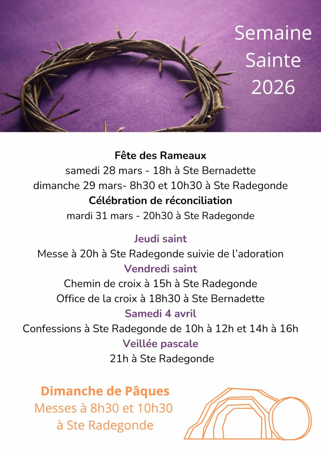 Rameaux – Semaine Sainte – Pâques - Paroisse Colomiers